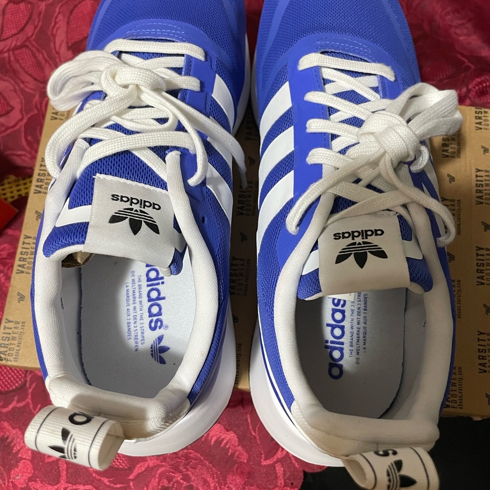Adidas Multix Mens Blue White Casual Trainers Size 12… - Gem
